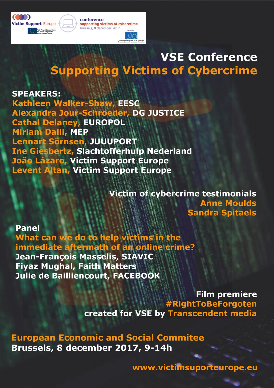 VSE conference “Supporting Victims of Cybercrime” – Victim Support Europe