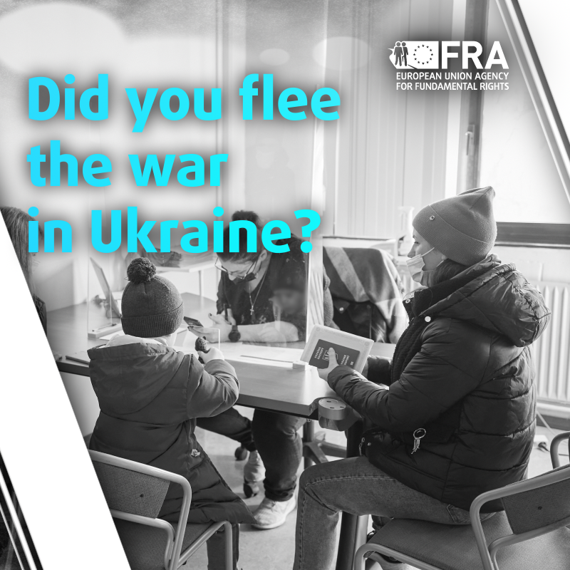 Spread the word! FRA’s online survey on persons displaced from Ukraine ...