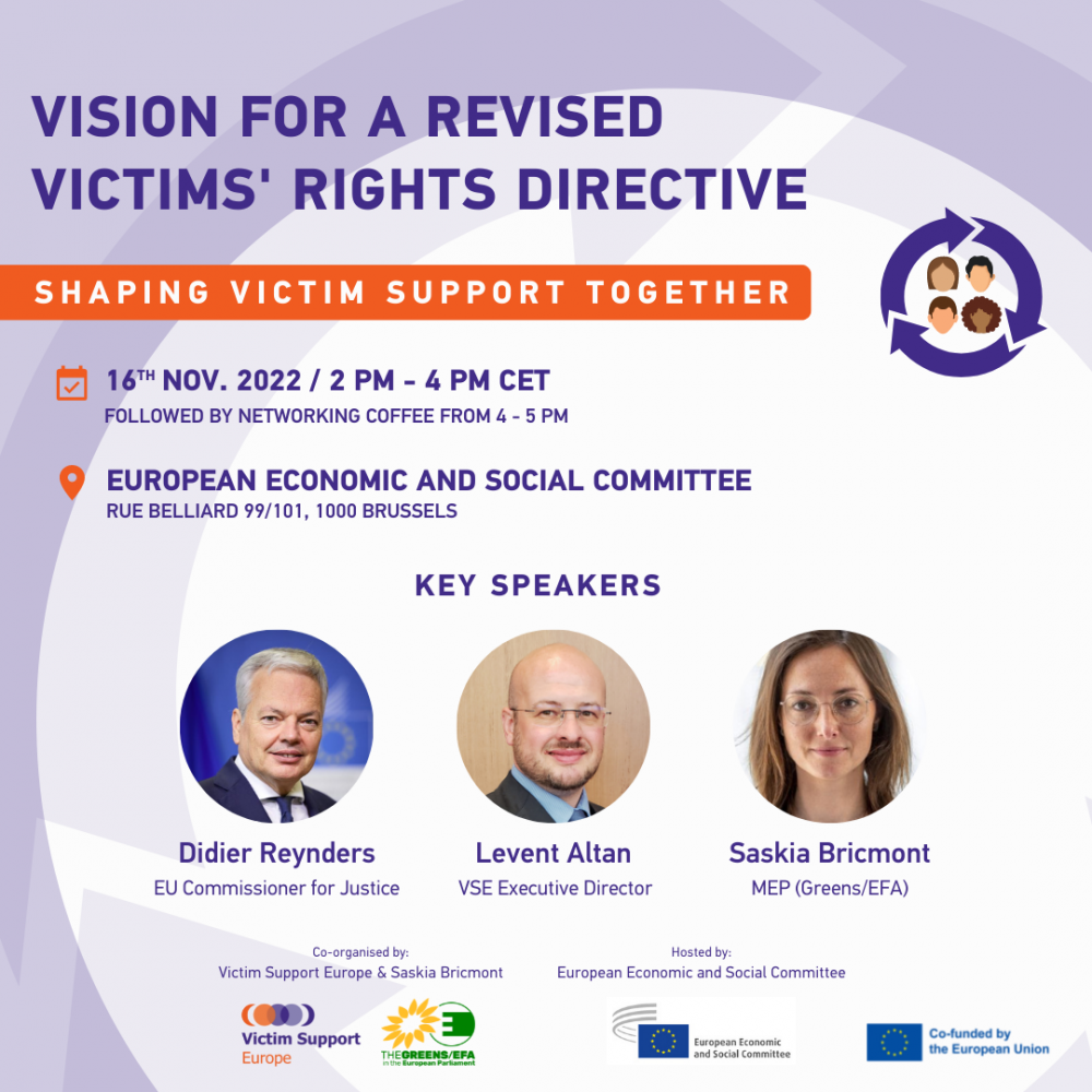 Join us in person at the “Vision for a revised Victims’ Rights ...