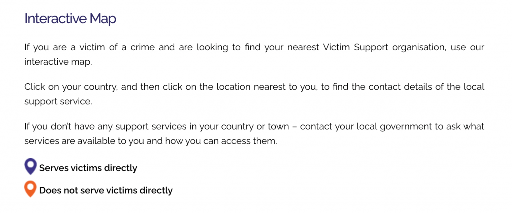 VSE’s Interactive Map of Victim Support Services Gets a Makeover ...