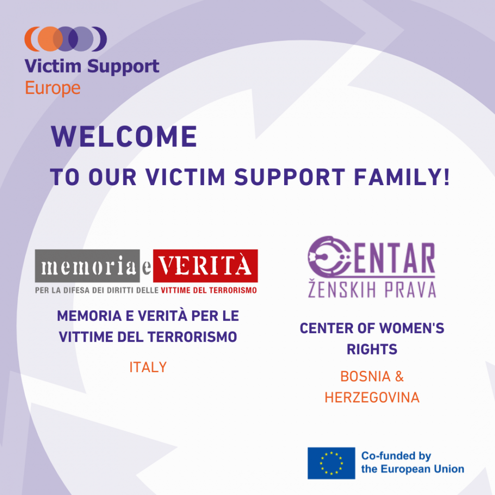 Victim Support Europe Welcomes Two New Members – Victim Support Europe